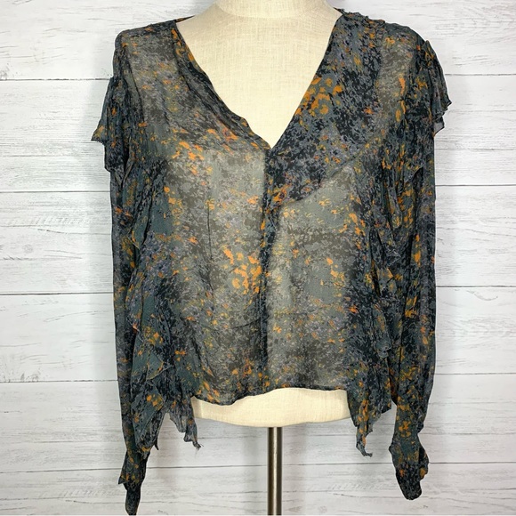 Isabel Marant | Tops | Etoile Isabel Marant Jelby Ruffle Blouse | Poshmark